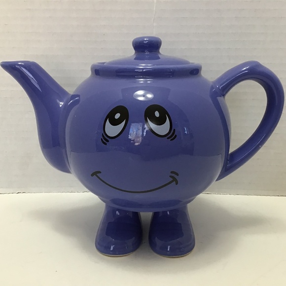 Dining | Vintage Anthropomorphic Smiley Face Teapot Footed Teapot ...